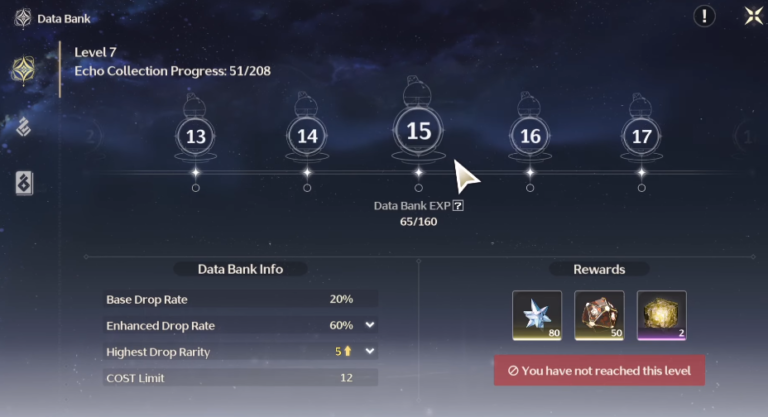 How To Reach Data Bank 15 Level In Wuthering Waves?