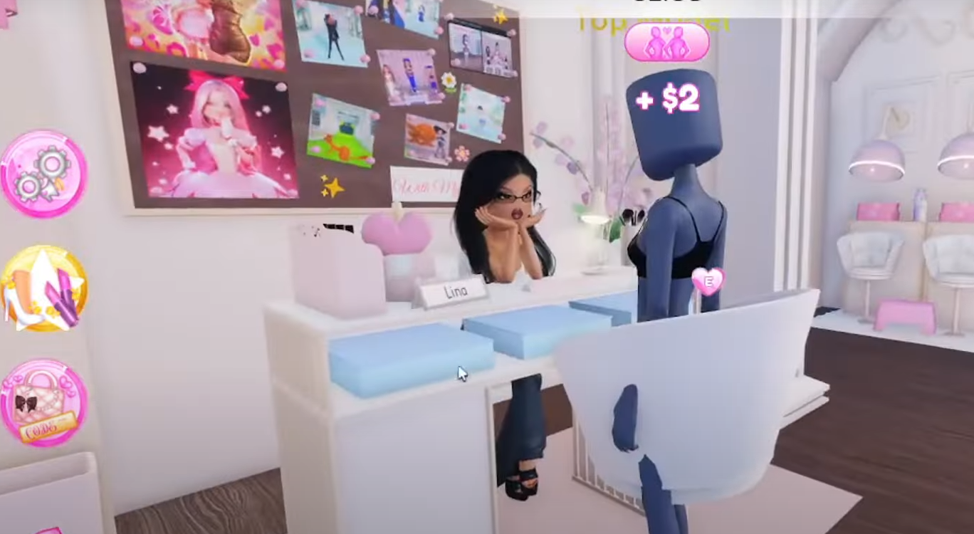 New Nail Technician "Lina" Replaces "Lana" In Dress To Impress (DTI ...