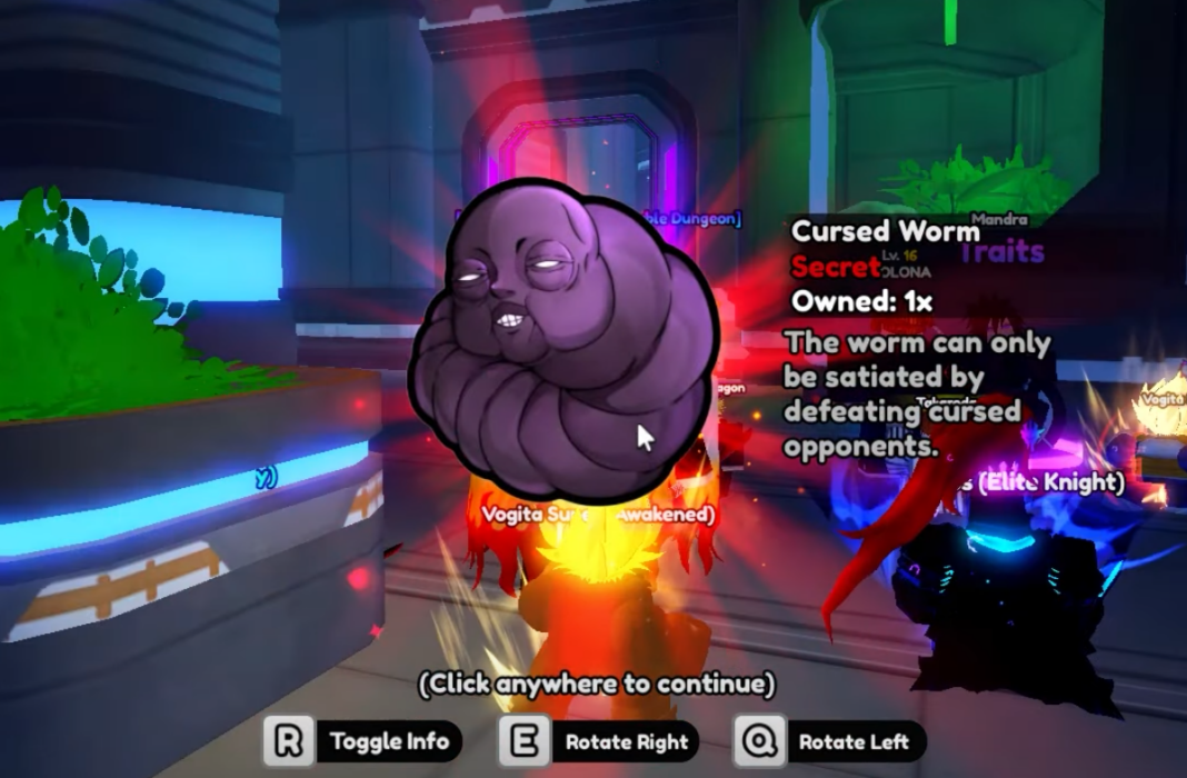Use Cursed Worm In Anime Vanguards To Evolve Toji (Tuji) - Screen Plays Mag