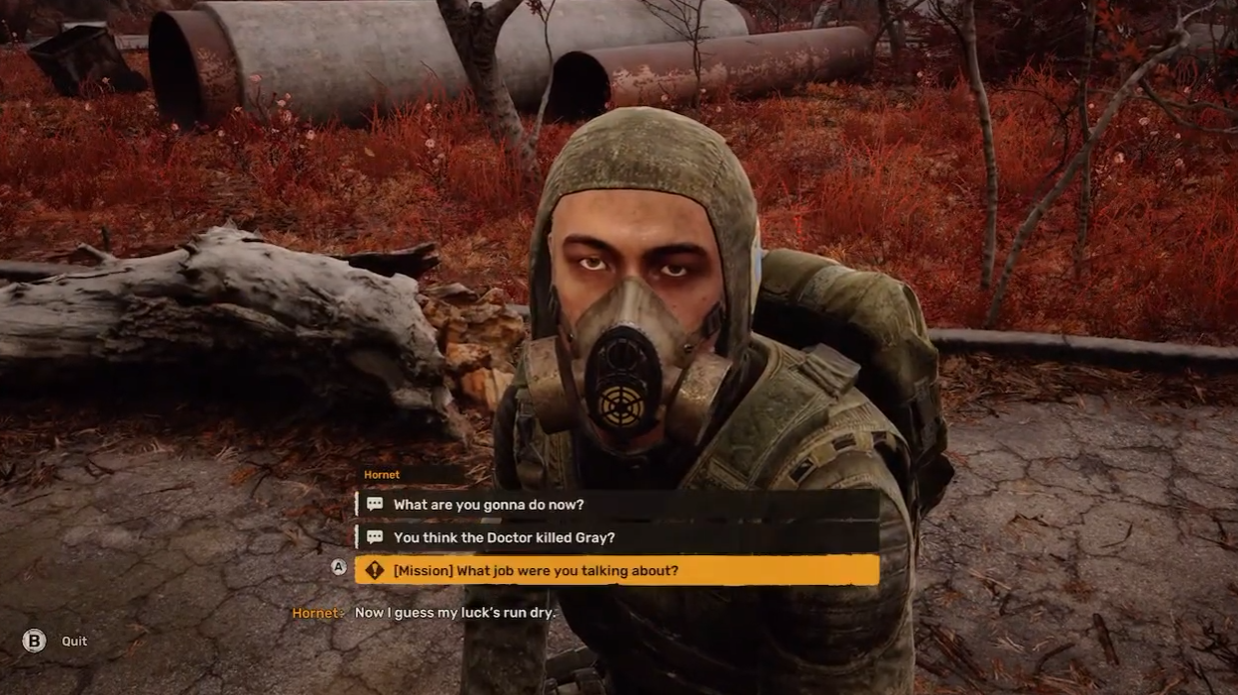 Gray’s Last Hunt Side Quest In Stalker 2 To Eliminate The Hornhead ...