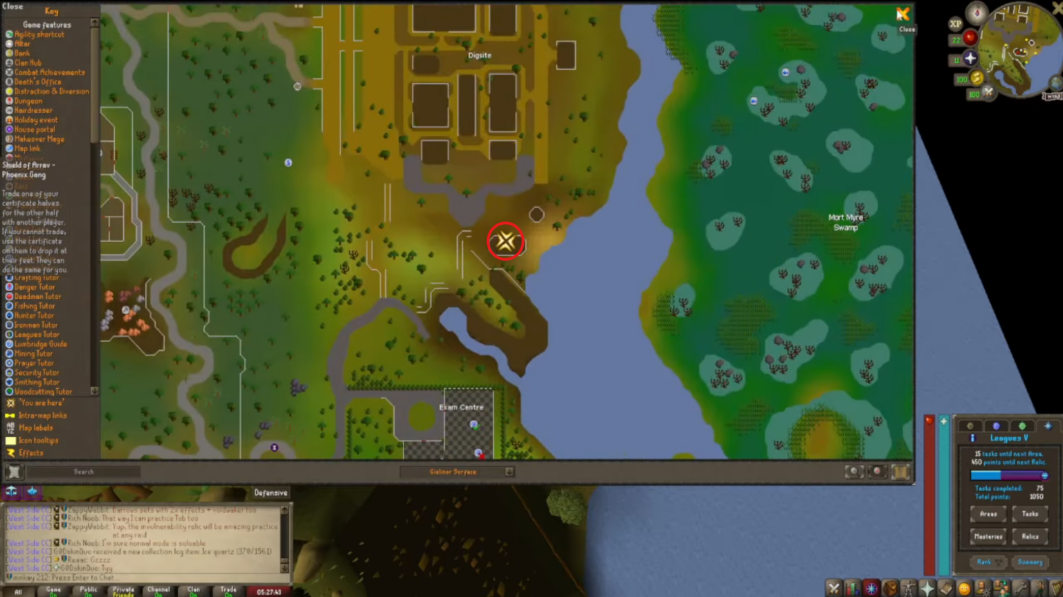 "Pan For An Uncut Jade" And "Get A Haircut" Tasks In OSRS - Screen ...