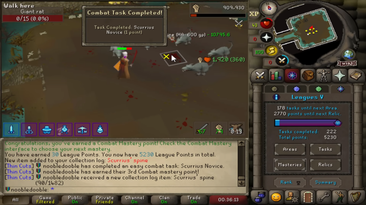 How To Obtain Scurrius' Spine In Old School RuneScape (OSRS) - Screen ...
