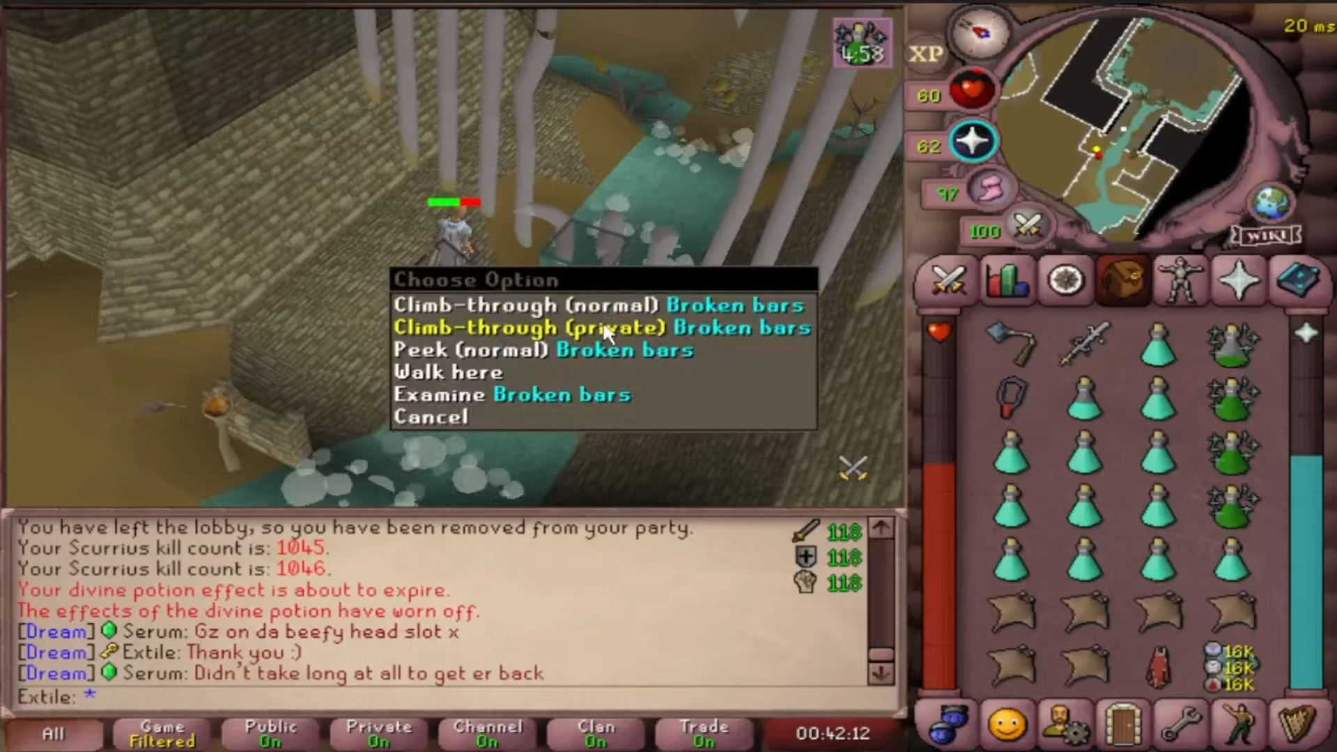How To Obtain Scurrius' Spine In Old School RuneScape (OSRS) - Screen ...