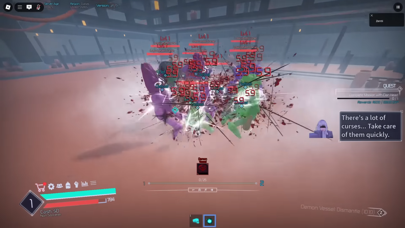 Equip Demon Vessel To Dominate Enemies In Jujutsu Infinite - Screen ...