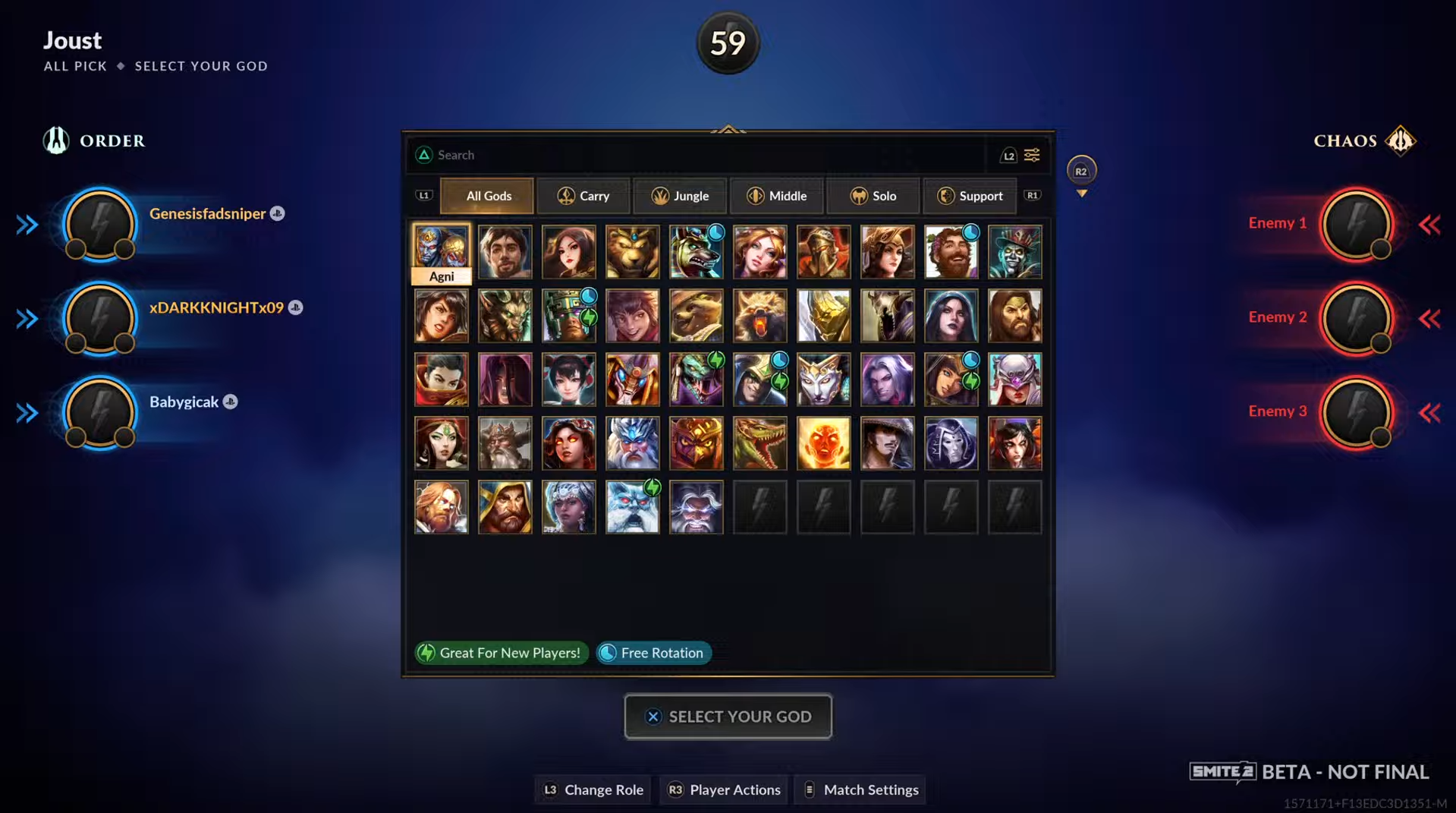 Tier List For Gods In Smite 2 Open Beta - Screen Plays Mag