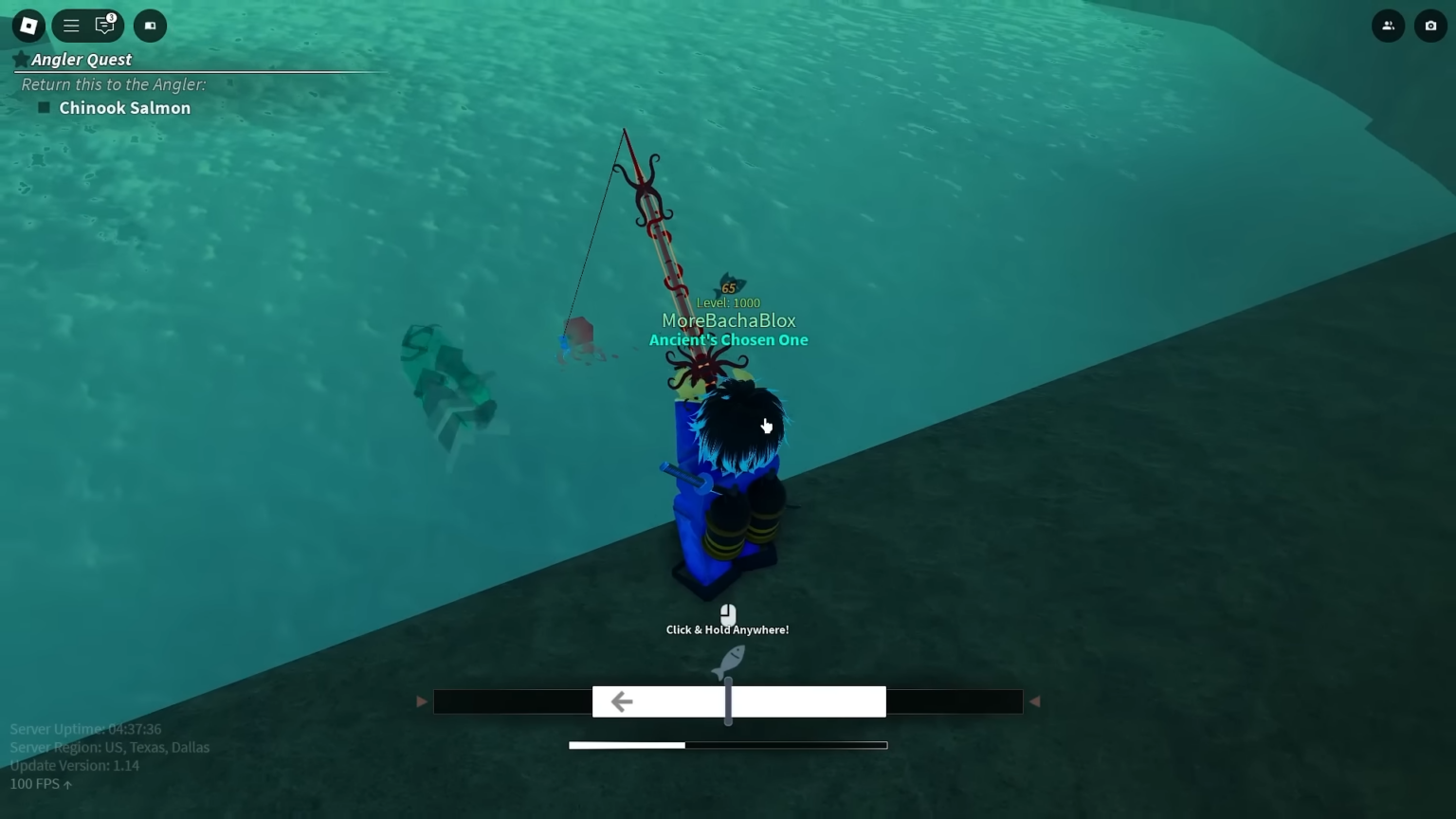 How To Catch A Fish With Tentacle Surge Mutation In Fisch - Screen ...