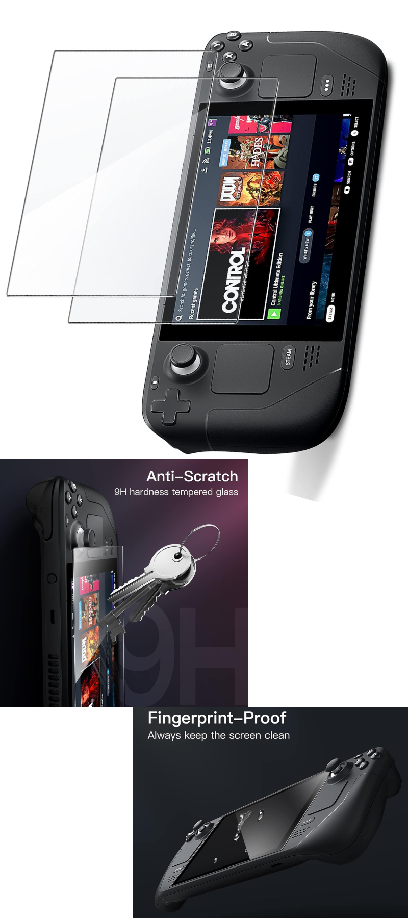 Best Steam Deck Screen Protector In 2025, Compatible With LCD And OLED ...