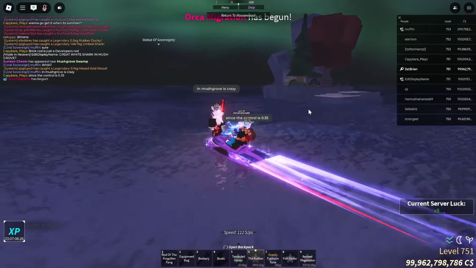 Catch An Orca Using Shark Head Bait In Fisch - Screen Plays Mag