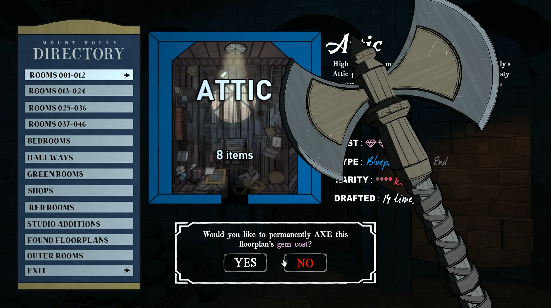 How To Unlock Armory And Obtain Axe In Blue Prince - Screen Plays Mag
