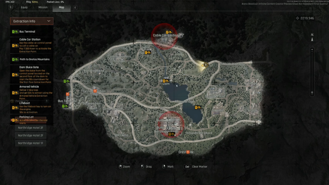 Northridge Map And Fred In Arena Breakout: Infinite Ignition Update ...